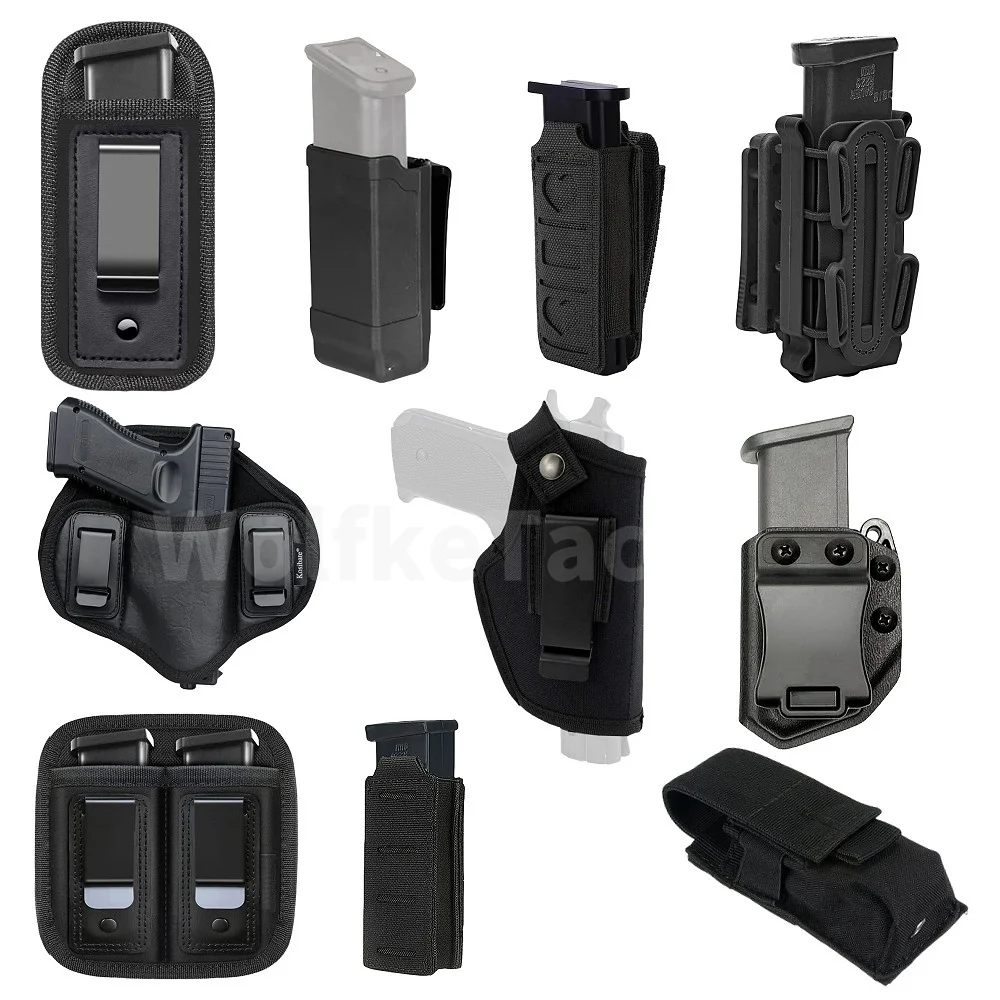 Tactical-Nylon-Magazine-Pouch-Holster-Pistol-9mm-Concealed-Carry-Mag ...