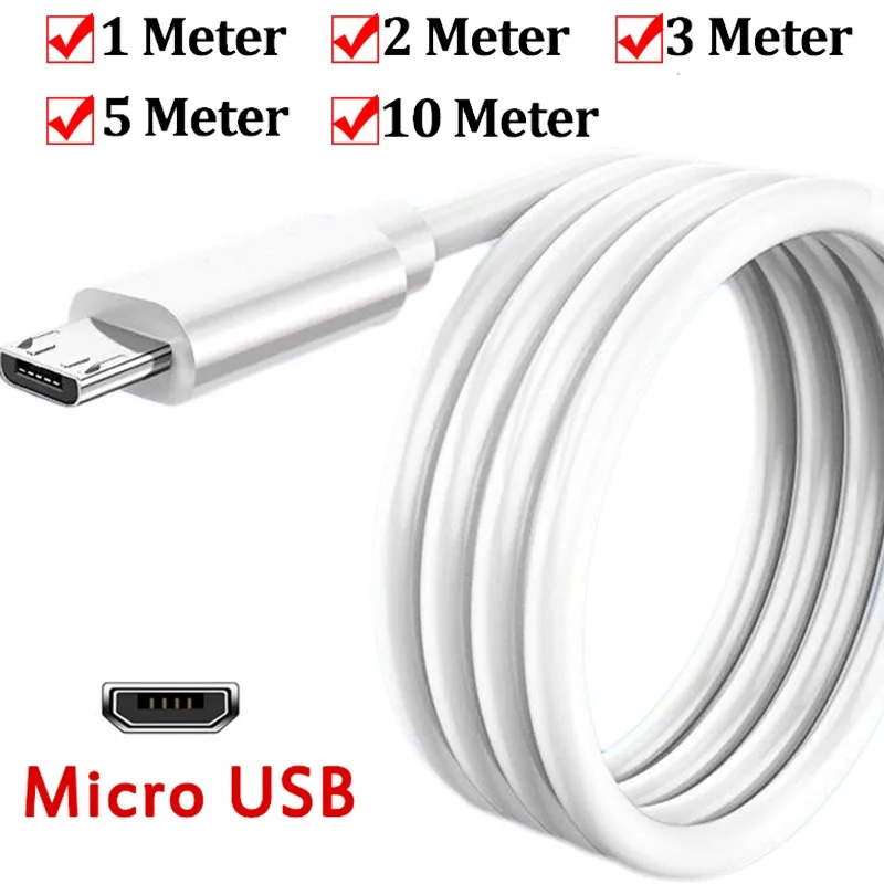 1-2-3-5-10m-Micro-USB-Power-Cable-Extra-Long-Charging-Cable-for-Samsung ...