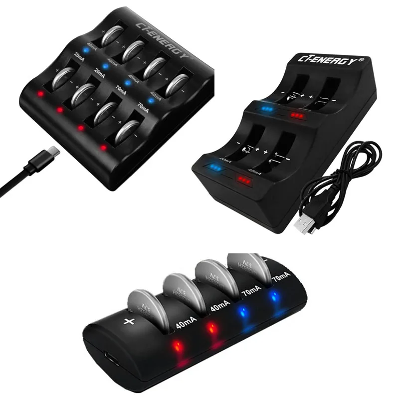 Li-Ion-Smart-Coin-Cell-Battery-Charger-Display-Adapter-Converter-Alta ...