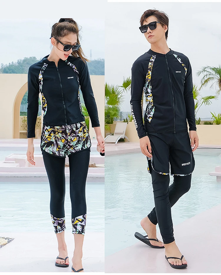 Women-s-Men-s-Long-Sleeve-Sun-Protection-Rash-Guard-Full-Body-Swimsuit ...