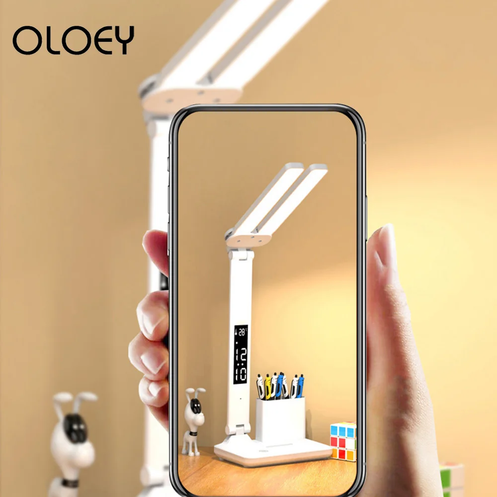 LED-Desk-Table-Lamp-Multifunction-with-Calendar-Touch-Night-Light-USB ...