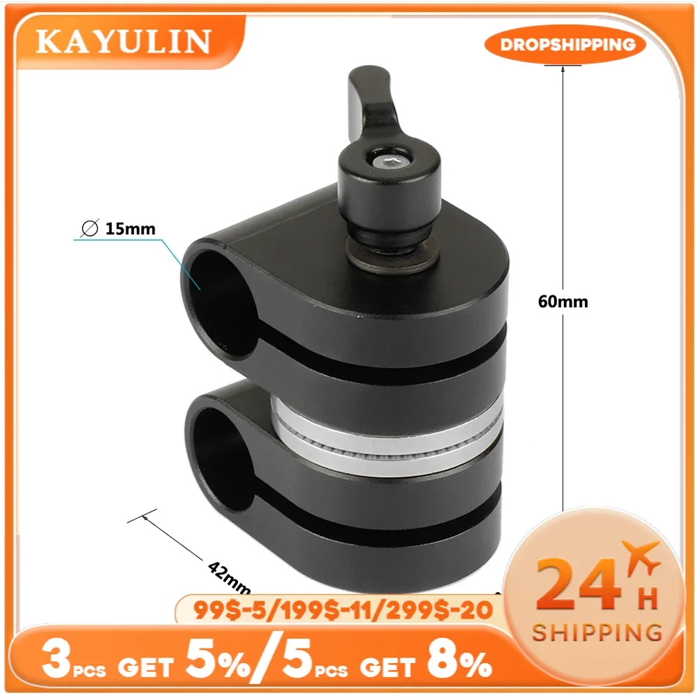 Kayulin-Multifunction-Adjustable-15mm-Dual-Rod-Clamp-Adapter-With-ARRI ...