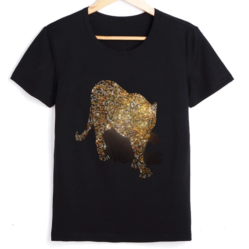 Tiger Shirt Women Fashion | Tshirt Tiger Women | Rhinestone Tiger Shirt ...