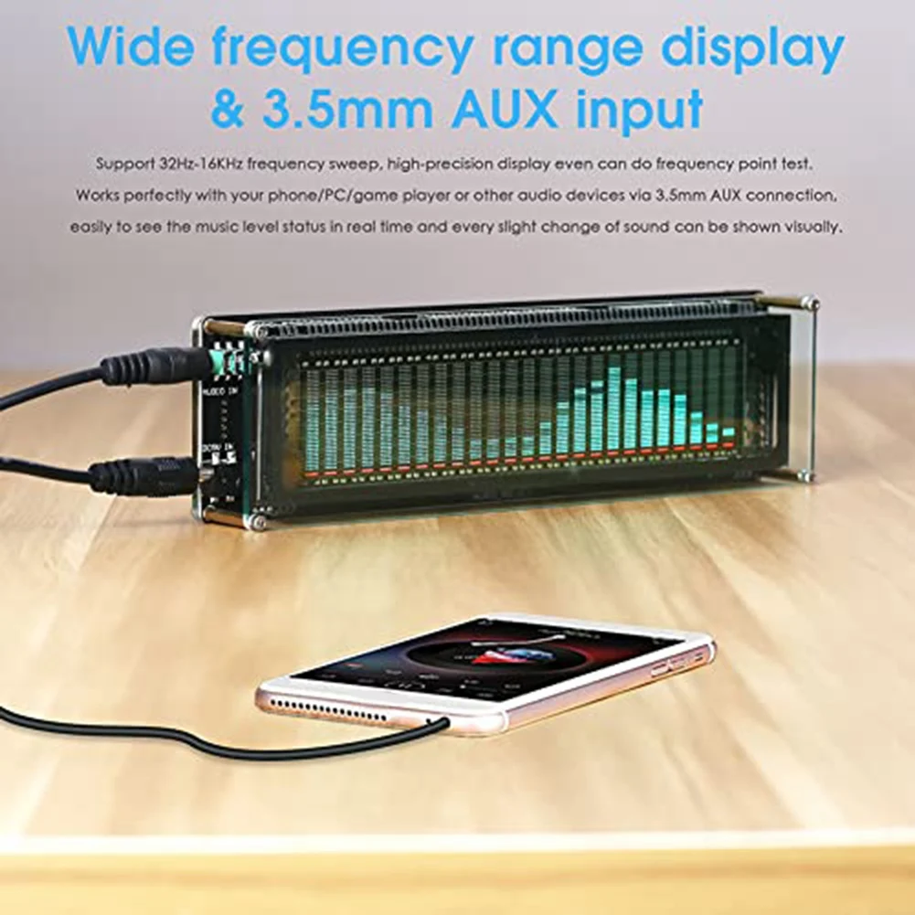 VFD2515-Audio-Spectrum-Analyzer-VFD-Sound-Level-Meter-VU-Meter-Screen ...