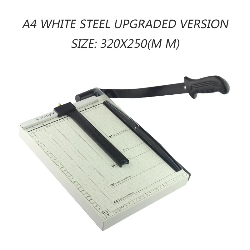 Paper-Cutter-A4-Paper-Trimmer-Heavy-Duty-White-Photo-Guillotine-Craft ...