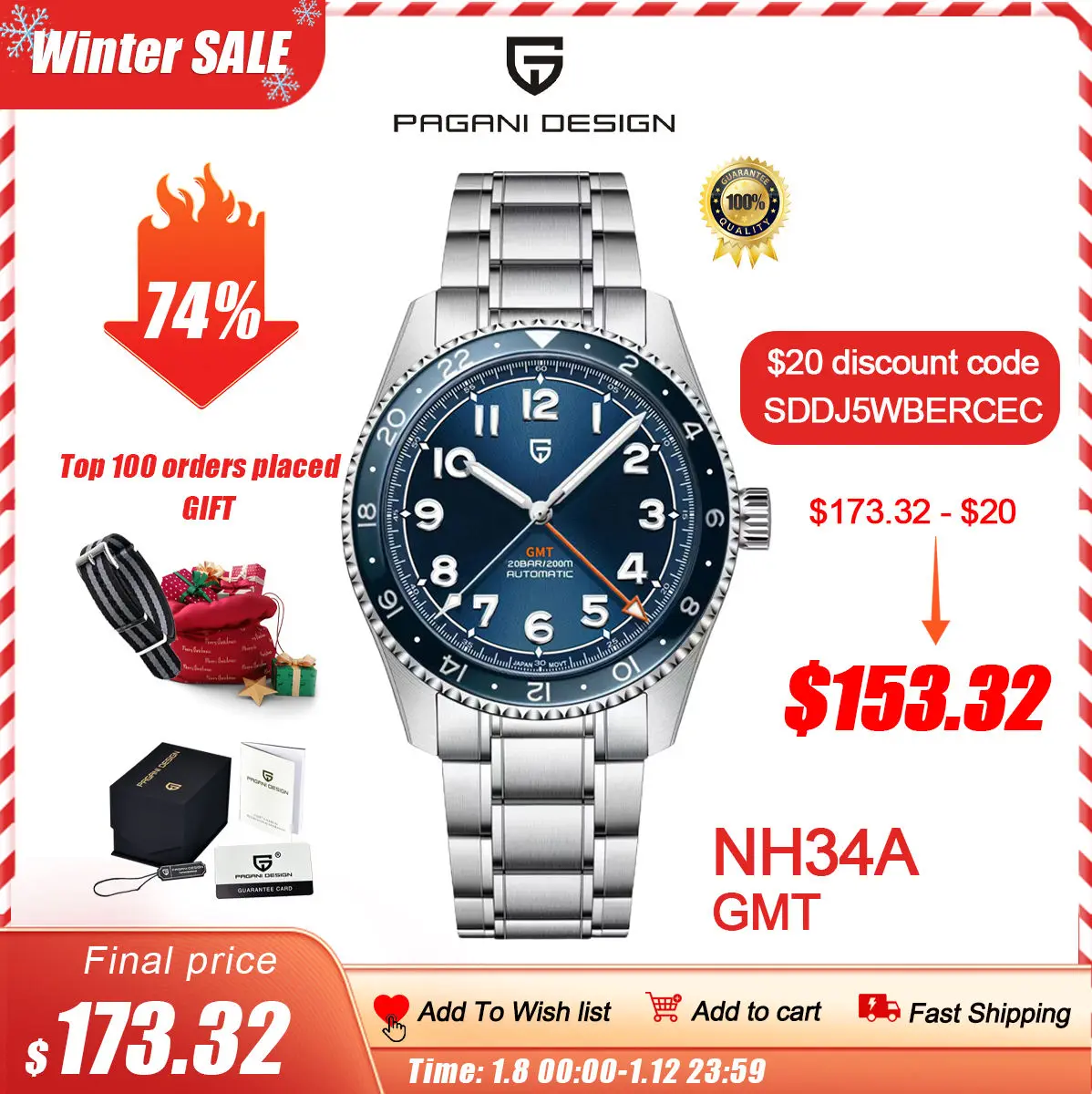 Seiko Killer? Islander Debuts 4 Stunning Automatic GMTs under $350 ...