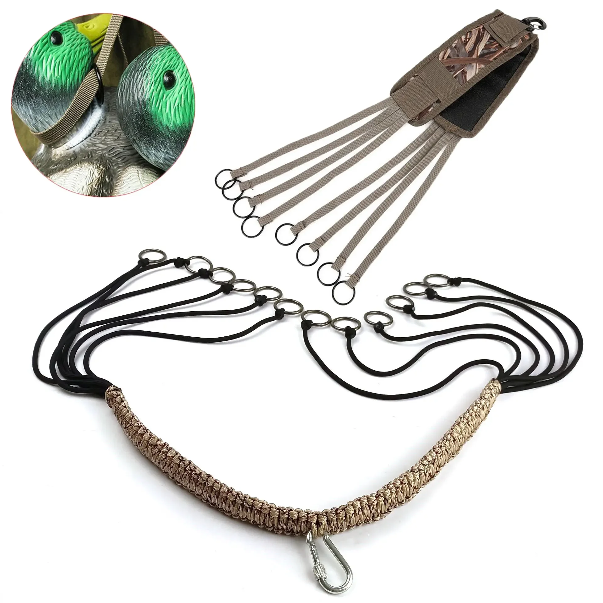 8-12-Rings-Hunting-Ducks-Carrier-Straps-Camo-Shoulder-Hanger-Belts ...