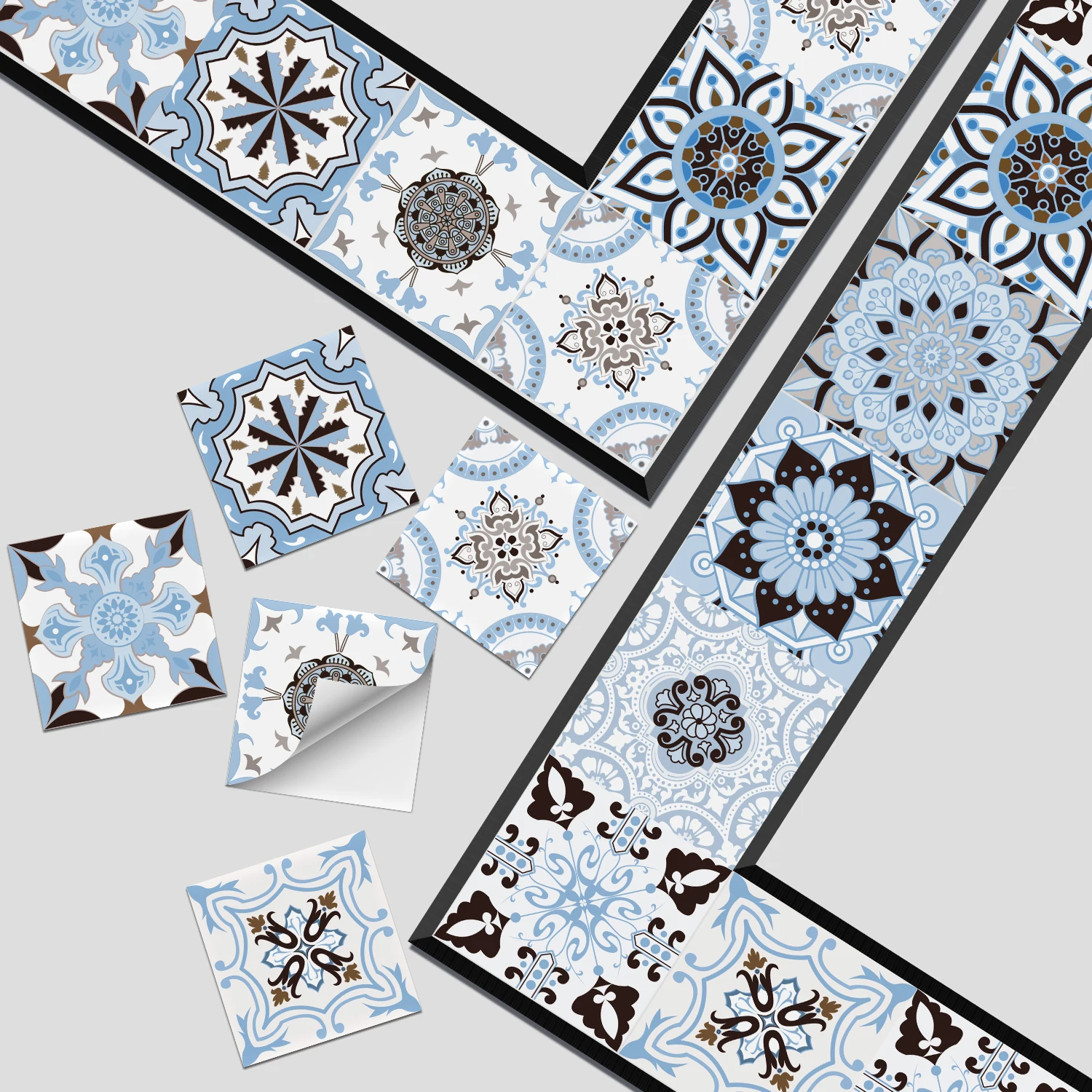 24Pcs Wall Tile Transfers Sticker for Home Decor, Peel & Stick self ...