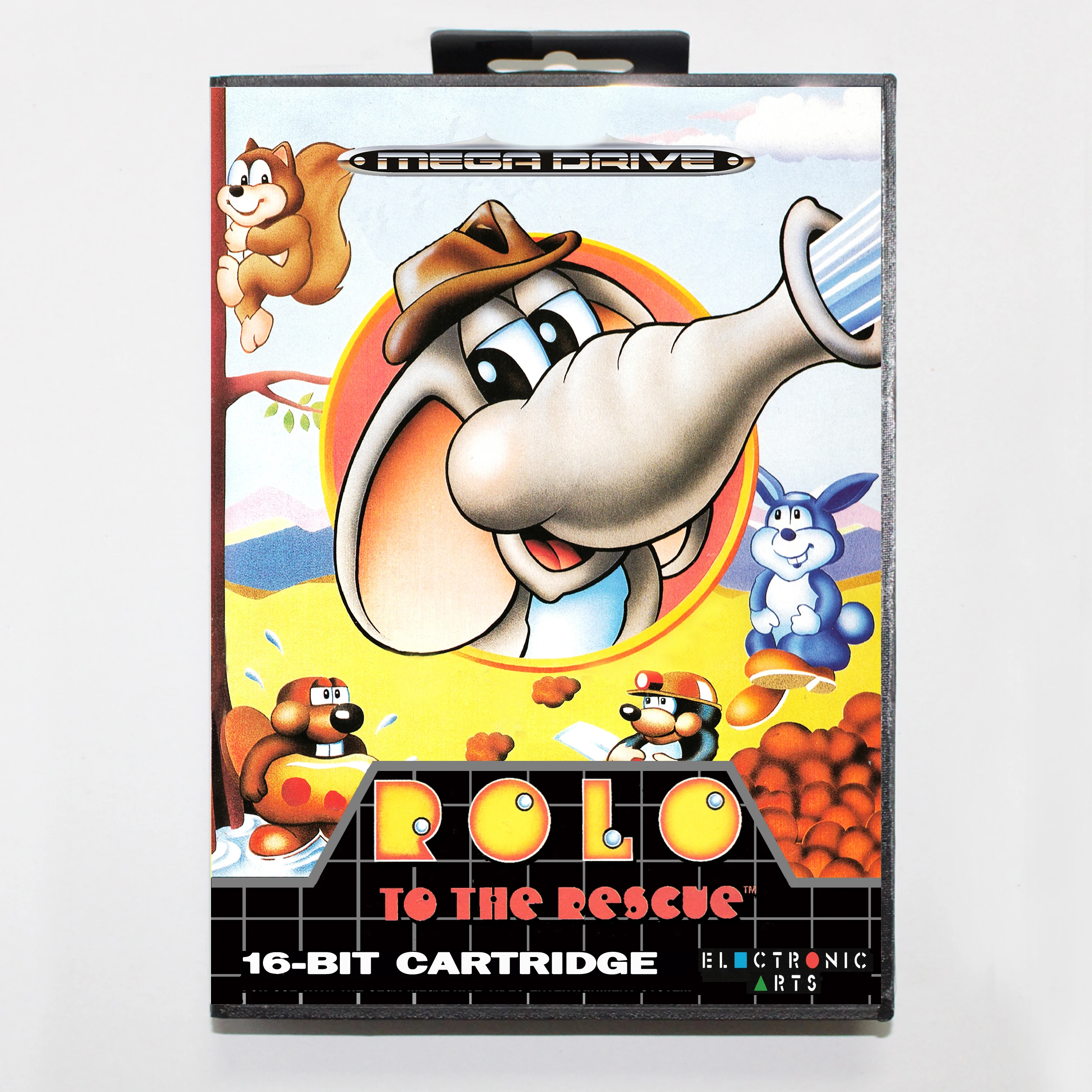 Rolo-To-The-Rescue-with-EUR-Box-for-16-Bit-Sega-MD-game-Cartridge ...
