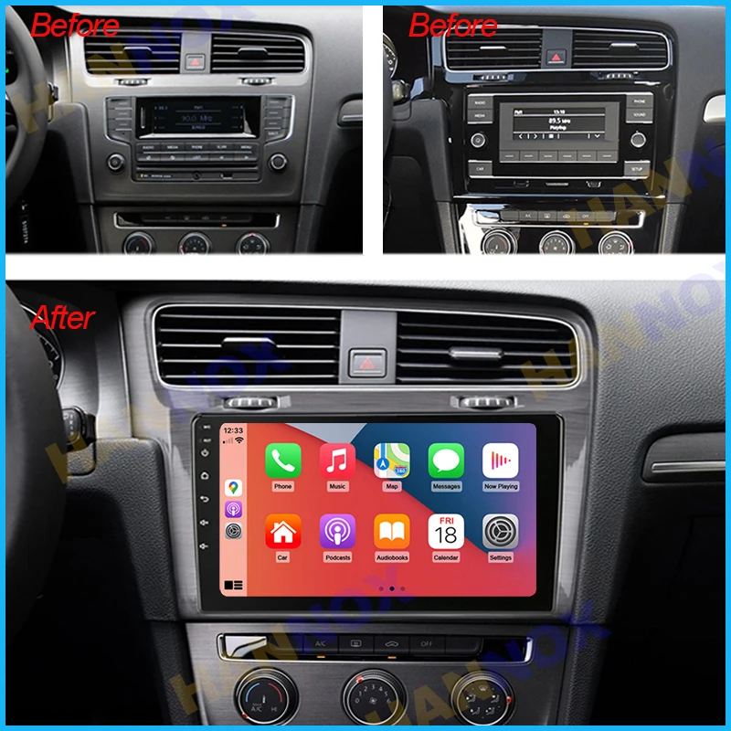 Radio con GPS para coche, reproductor Multimedia con Android, 10 ...