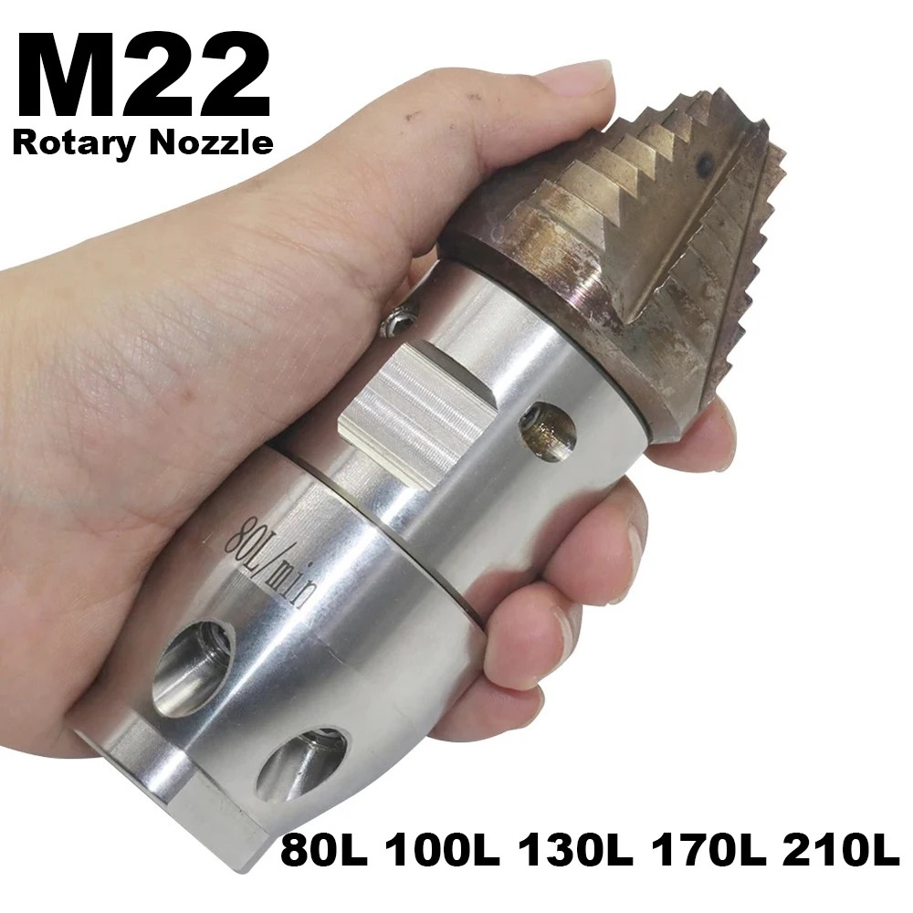 M22 80L High Pressure Rotating Nozzle 10 Holes Dredging Machine Parts ...