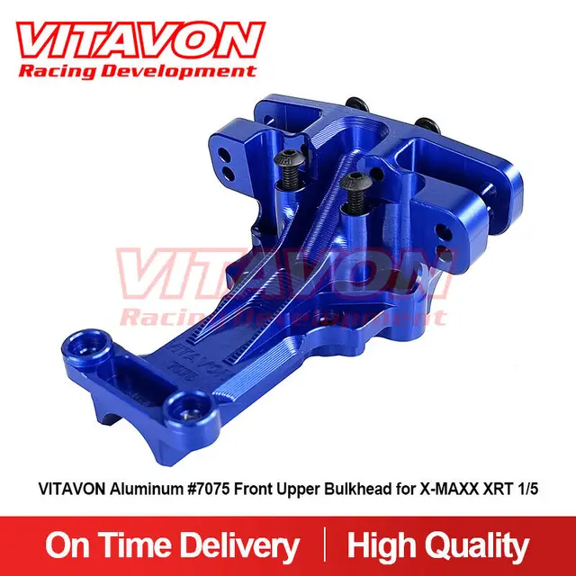 VITAVON CNC Alu 7075 Front Upper Bulkhead For Traxxas XRT X-MAXX 1/5