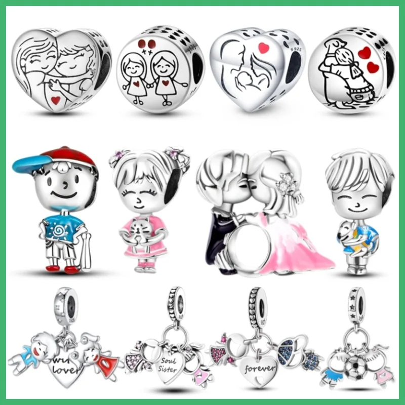 925 sterling silver boy girl best friend mother daughter I love puppy ...