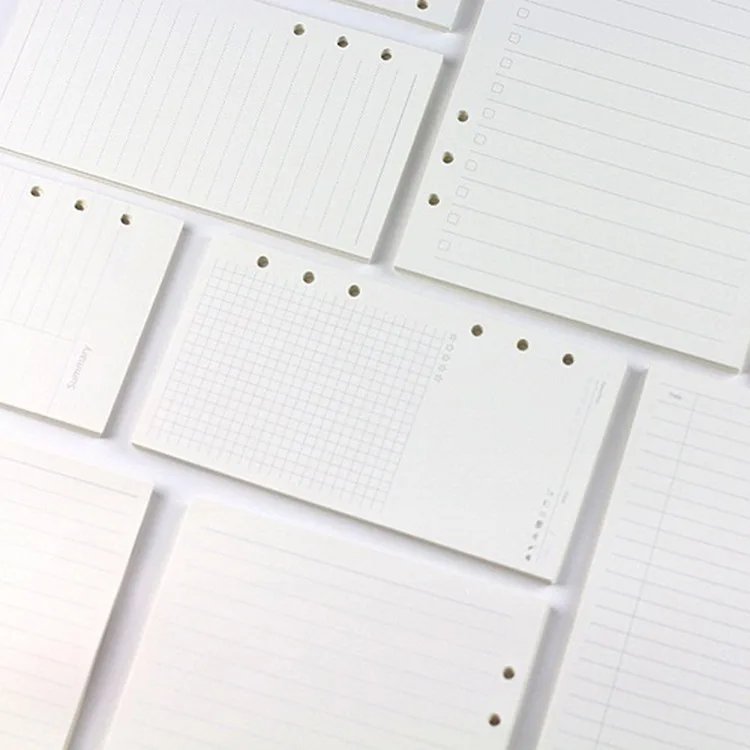 A5 A6 A7 A8 Notebook Agenda Line Grid Monthly Weekly Diary Planner Six ...