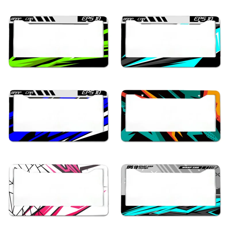 license-plate-frame-with-cool-color-scheme-for-World-Rally-Formula ...