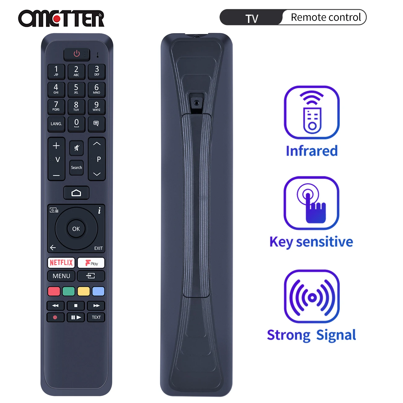 New-CT-8555-RC43161-30102696-For-TOSHIBA-Hitachi-Smart-TV-Remote ...