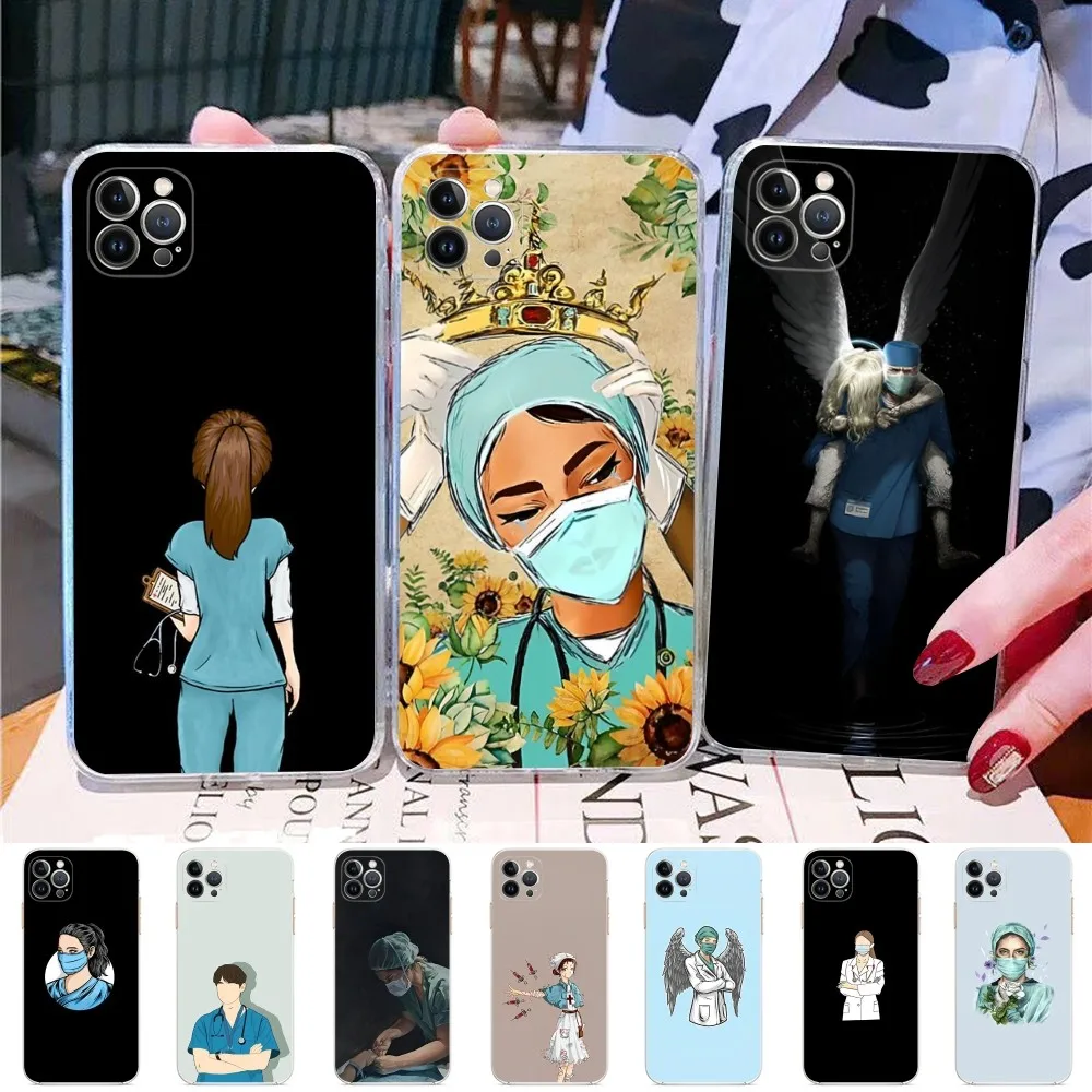 Nurse doctors medicina Phone Case For iPhone 14 13 12 Mini 11 Pro XS ...