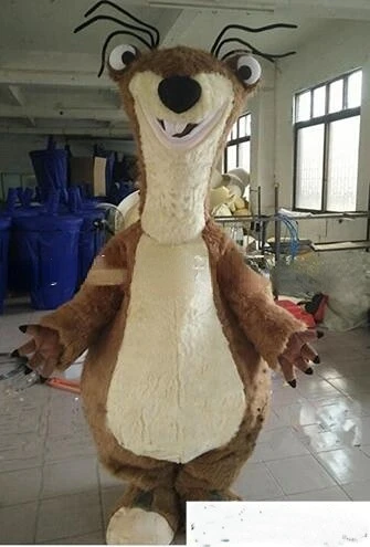 Ice Age Sid Mascot Costume Cosplay Costume Animal Cartoon Fancy Dress ...