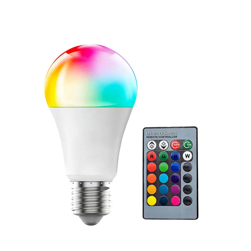 LED-Colored-Bulb-Colorful-Remote-Control-Bulb-RGB-Color-Changing-Globe ...