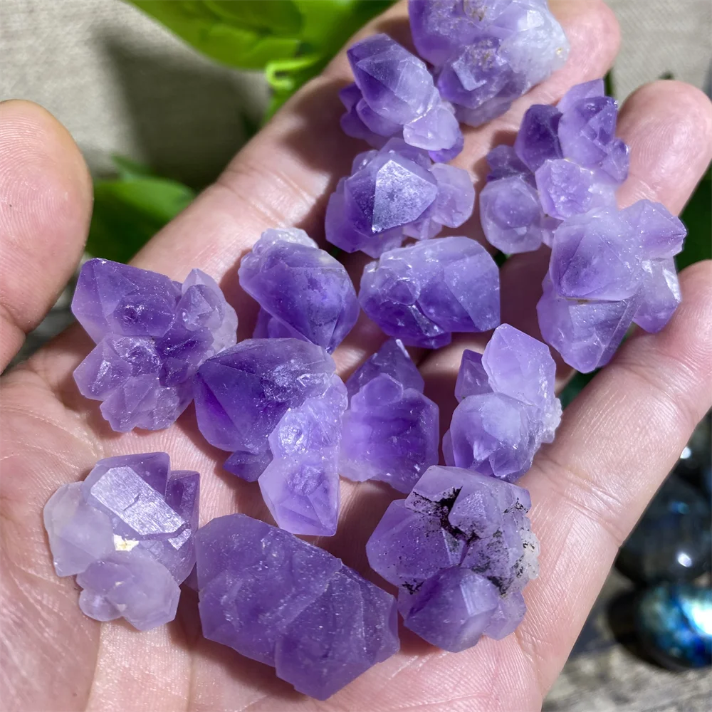 Amethyst Natural Stones And Crystal Raw Druse Geode Gemstone Cluster ...