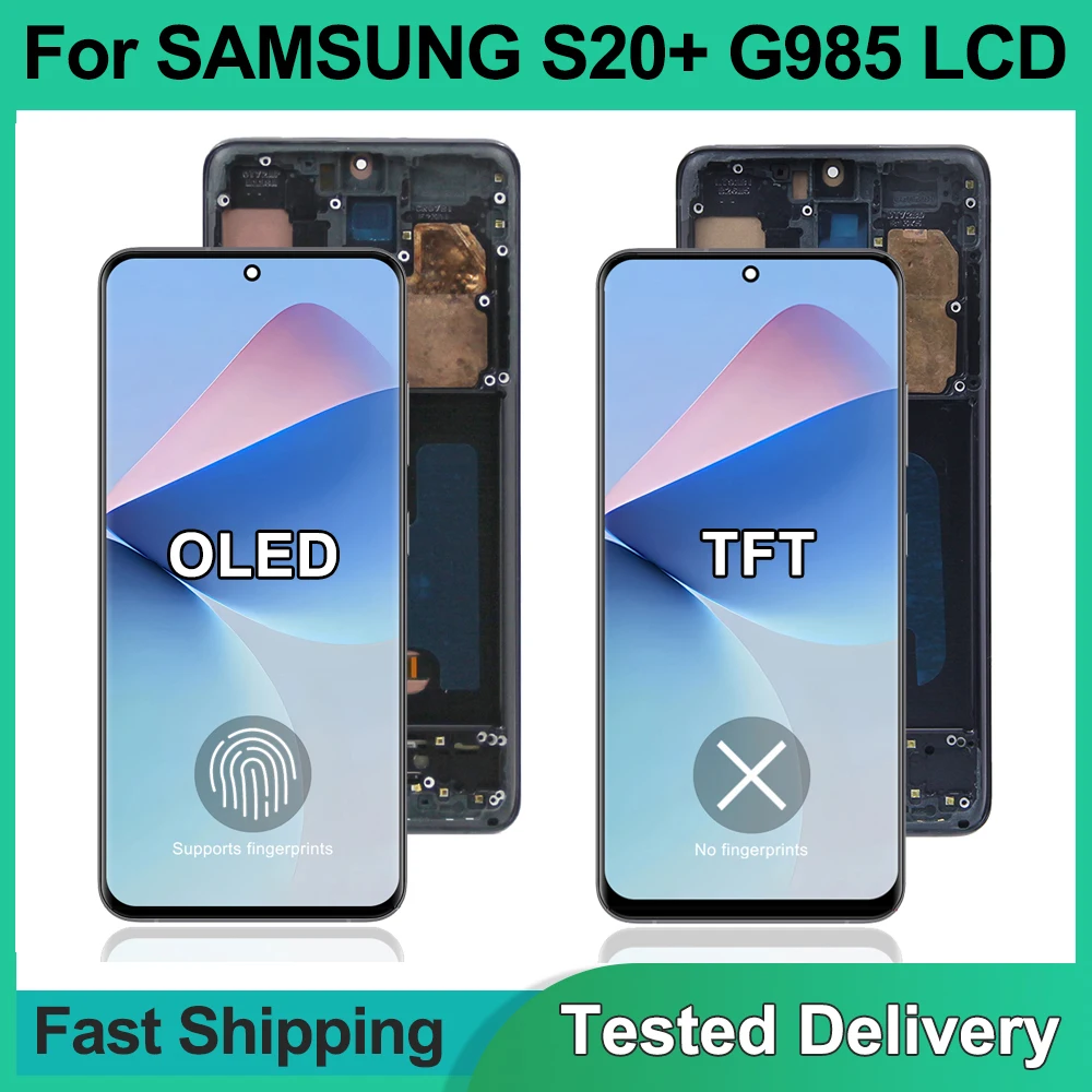 AMOLED-For-Samsung-S20-Plus-LCD-G985F-G986F-Display-Touch-Screen-With ...