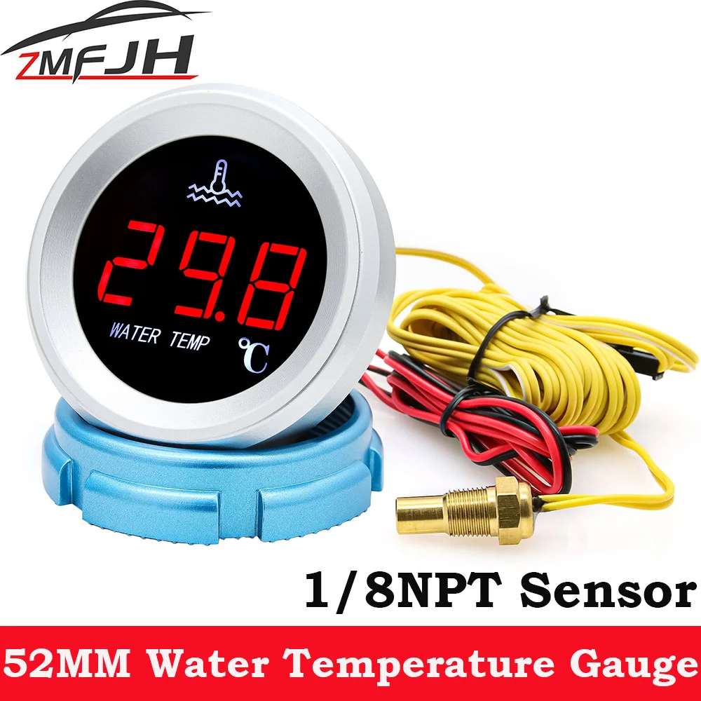 AD-52mm-Water-Temperature-Gauge-with-Warning-Alarm-0-120-Water-Temp ...