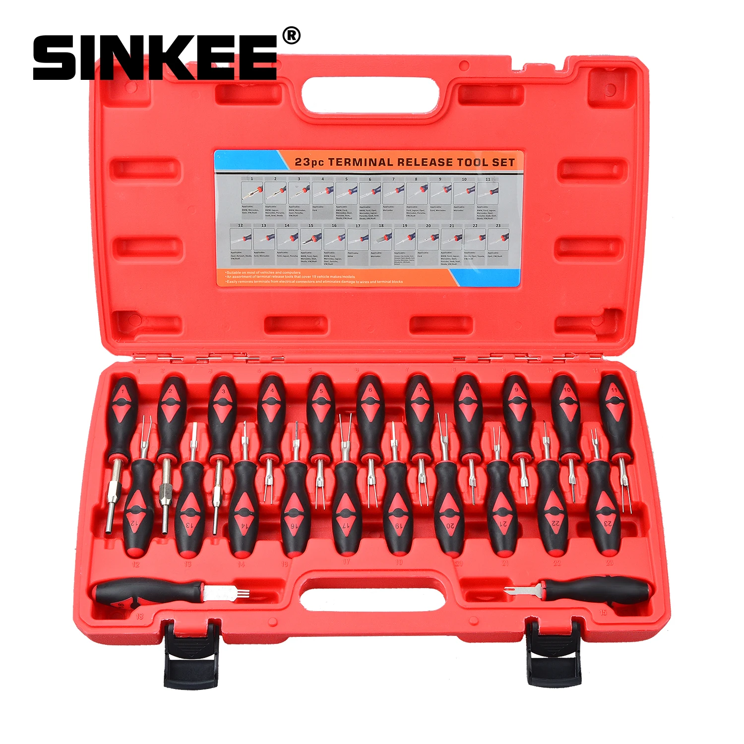 23pcs Car Universal Terminal Release Removal Tool Set Automotive Wiring ...