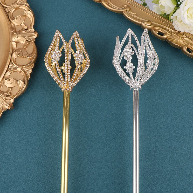 High-Quality-Fairy-Princess-Queen-Flower-Tulip-Scepter-Faux-Rhinestone ...