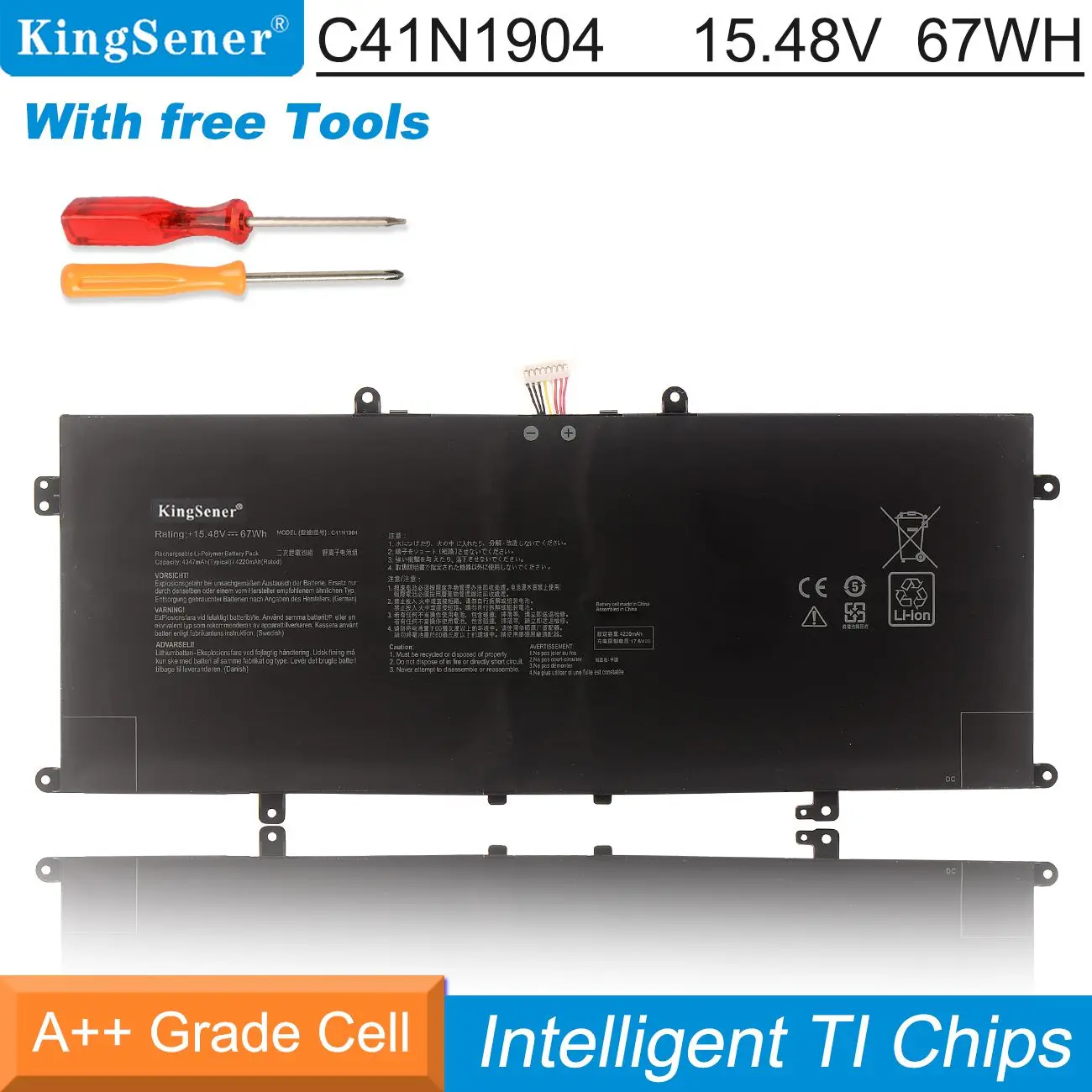 KingSener-C41N1904-C41N1904-1-Laptop-Battery-for-ASUS-ZenBook-14 ...
