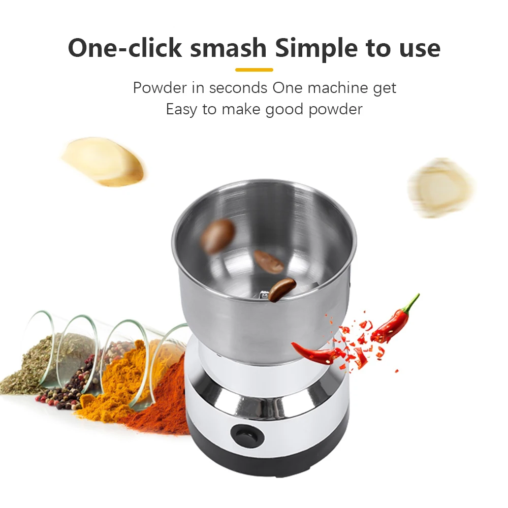 Grinder-Household-Mini-Stainless-Steel-Electric-Pulverizer-Four-Edged ...