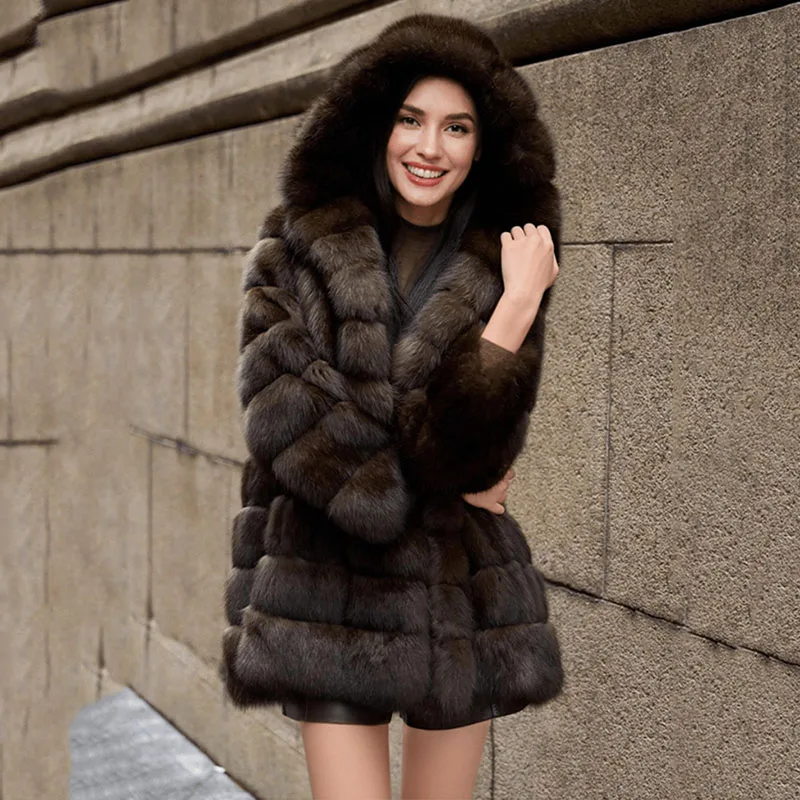 High Quality Fur Coat Imitation Mink Fur Women Fur Coat 2025 New Winter ...