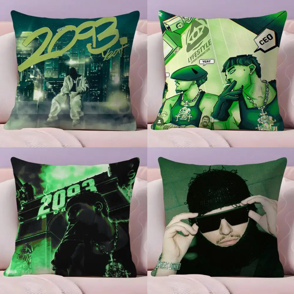 Rapper Yeat 2093 Pillow Case Short Plush Double-Sided Printing Home ...