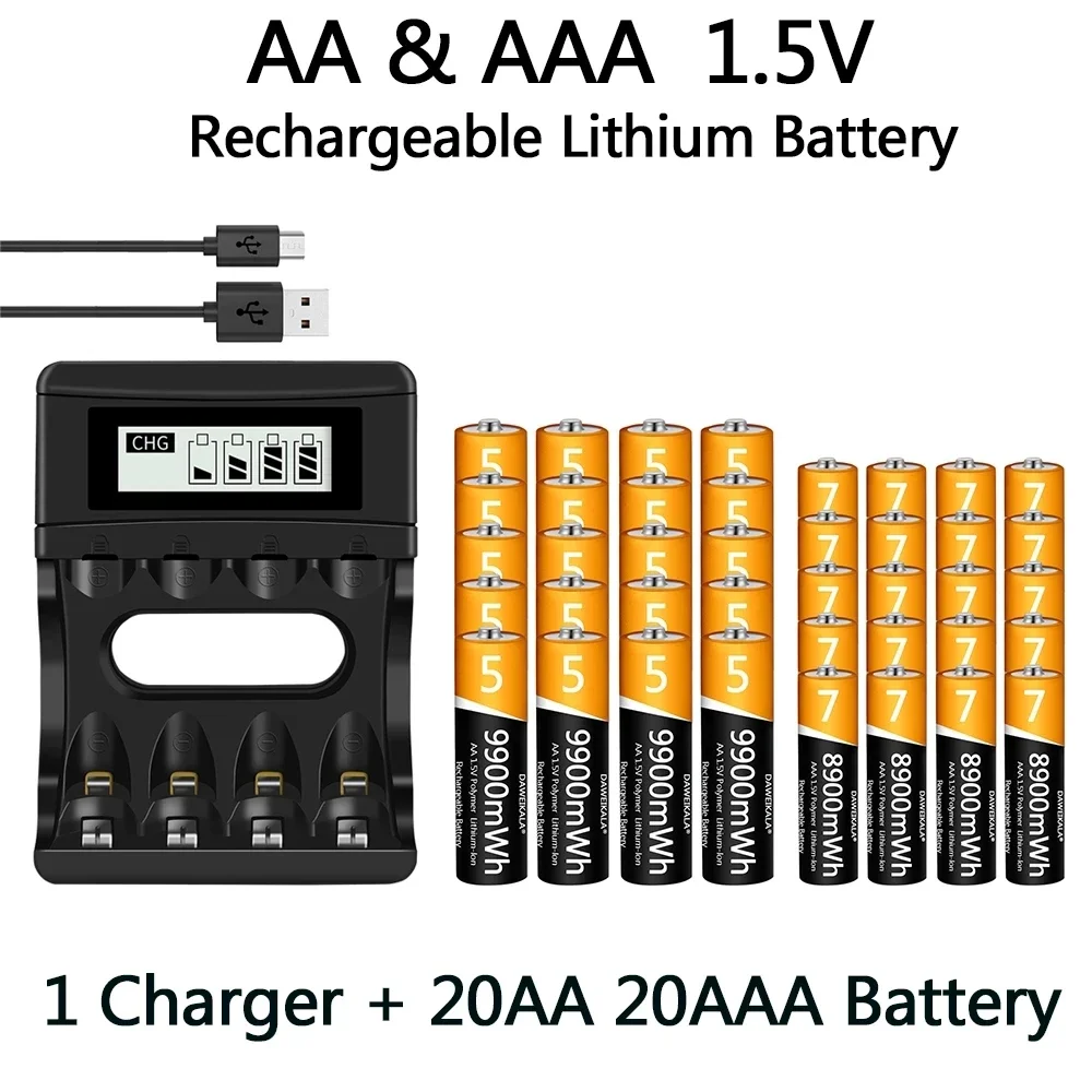 100-original-AA-AAA-battery-1-5V-lithium-ion-rechargeable-battery ...