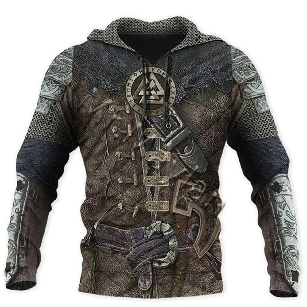 Fashion-3D-Printed-Knight-Medieval-Armor-Men-Hoodies-Knights-Templar ...