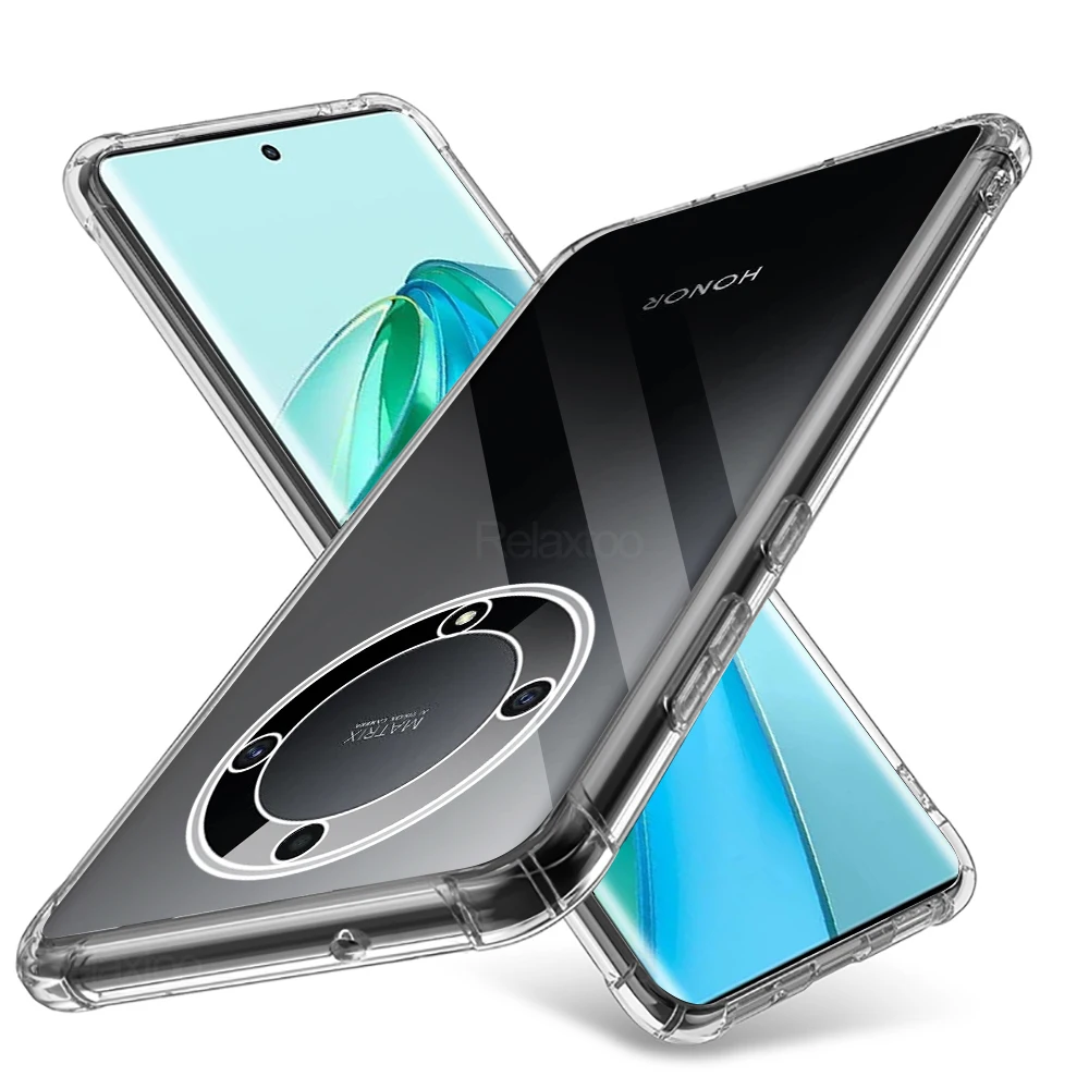 For Honor Magic5 Lite 5G Case Transparent Soft TPU Shockproof Back ...