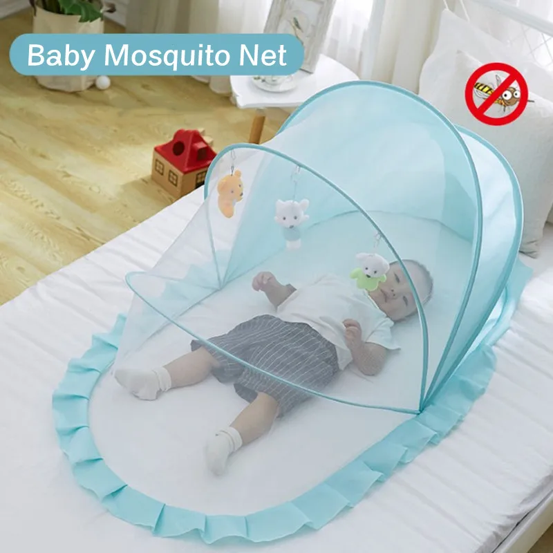 Baby-Mosquito-Net-Portable-Folding-Crib-Netting-Baby-Bed-Net-Polyester ...
