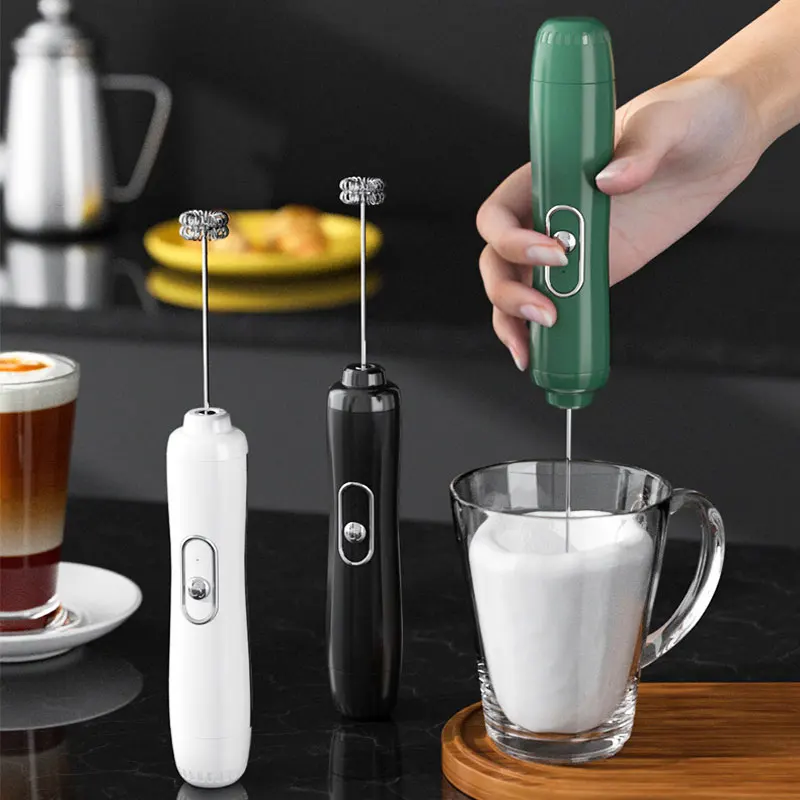 Mini-Electric-Milk-Foamer-Blender-Wireless-Coffee-Whisk-Mixer-Handheld ...