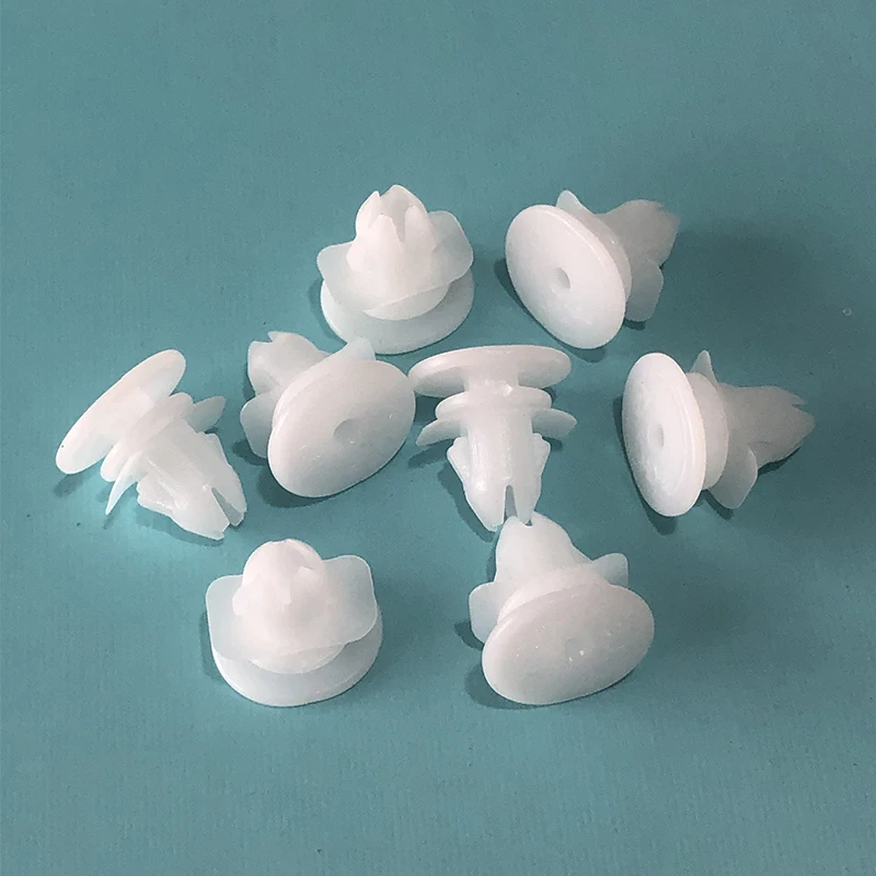 50pcs Car Door Trim Strip Wiping Skirts Snap Hooks Fasteners Clips ...
