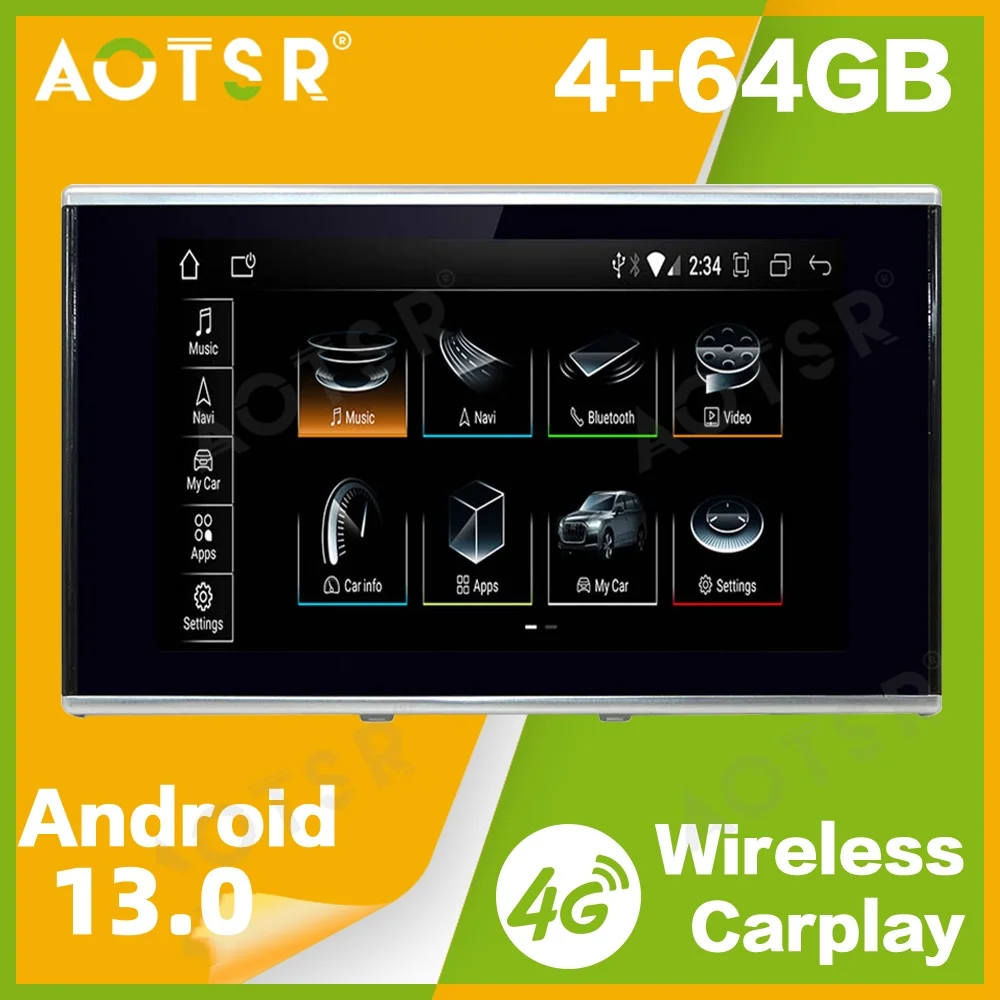 8 Inch 8 Core Qualcomm Android 13 Car Multimedia Automotive Player For ...