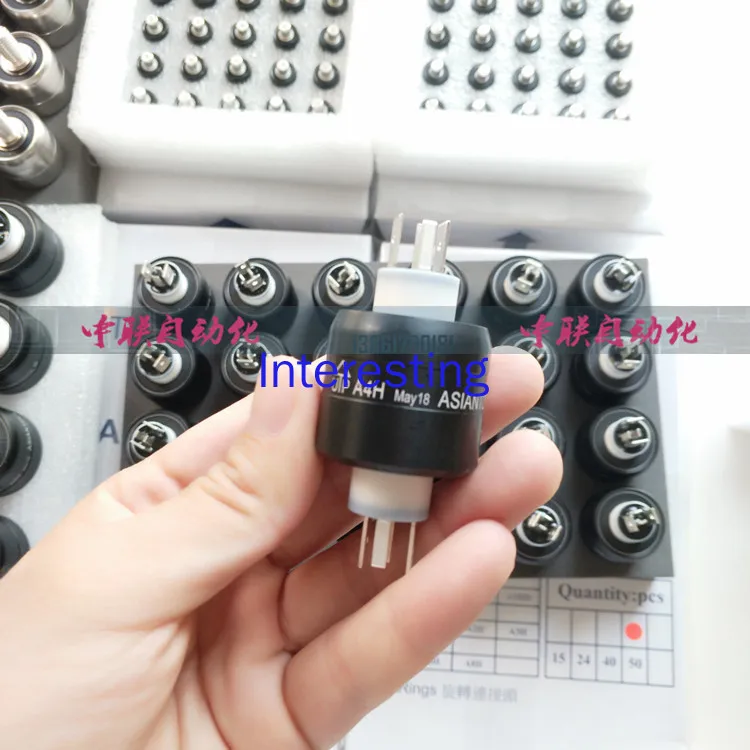 Asiantool-A4H 수은 전도성 슬립 링, 4 방향 회전 전도성 슬립 링, MERCOTAC M430C 전류 수집기