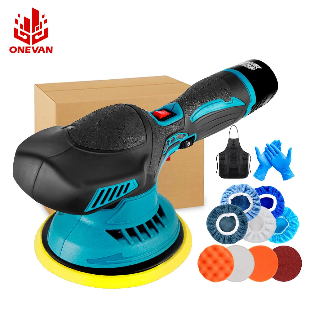6000rpm Cordless Mini Polisher 6gears Car Polishing Machine 12v ...