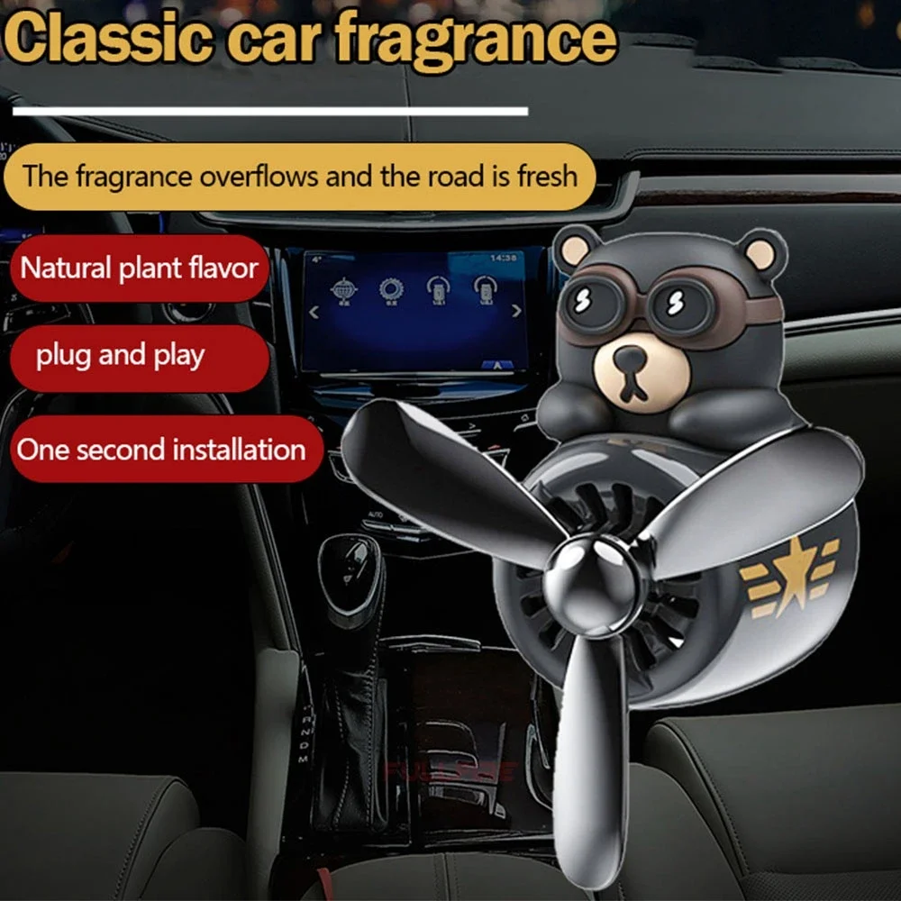 Harco-Bear-Car-AC-Aroma-Diffuser-Car-Air-Freshener-Anime-Air-Fragrance ...
