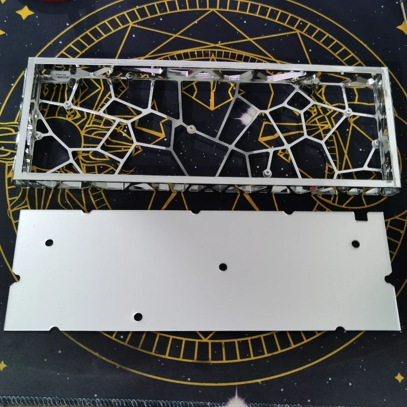 AttackFox GH60 Hollow Keyboard Case ABS Material PVD Mirror Plating for ...