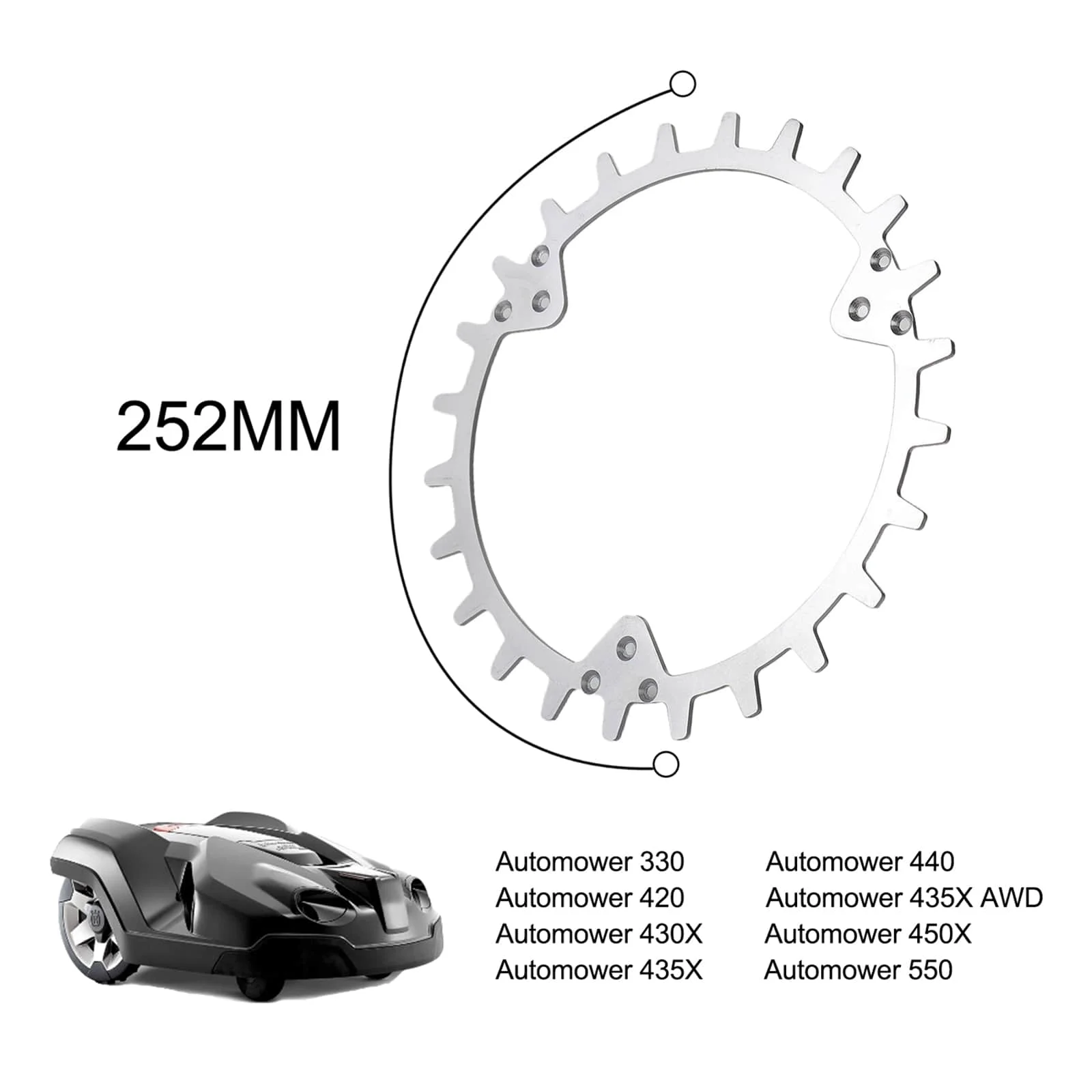 2pcs Robotic Mower Traction Wheel Stainless Steel Robot Pulley For 420 ...
