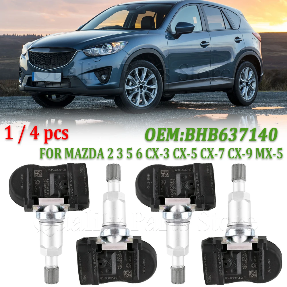 For Mazda 2 3 5 6 CX-5 CX5 CX-6 CX6 CX-9 CX9 MX-5 Artz GS1D37140 TPMS ...