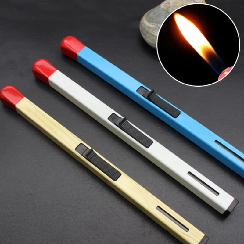 Super-Long-Luminous-Matchstick-Lighter-Stick-Candle-Butane-Inflatable ...