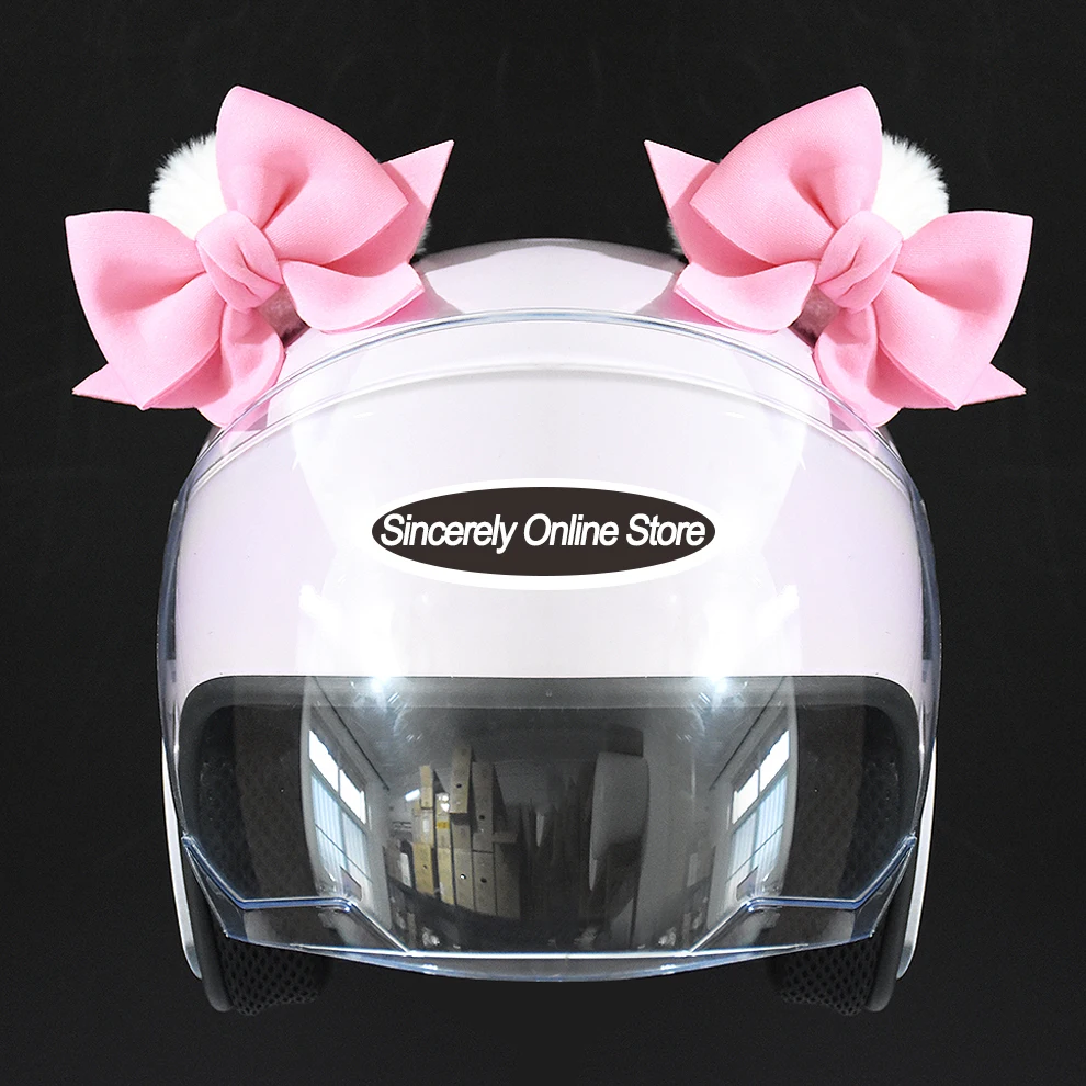 2pcs-Motorcycle-Helmet-Butterfly-Knot-Ears-Decoration-Moto-Riding-Sking ...