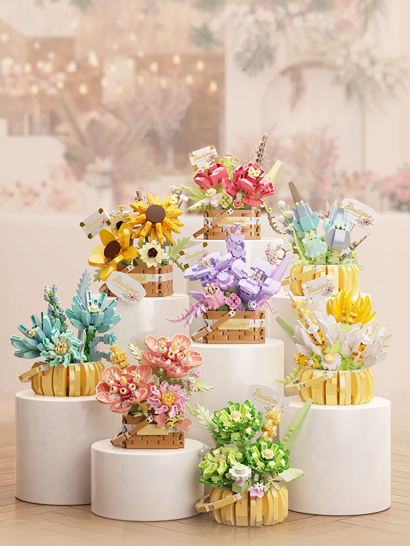 Building-Blocks-Flowers-Toys-Ornaments-Bouquet-Flower-Blocks-Bonsai ...