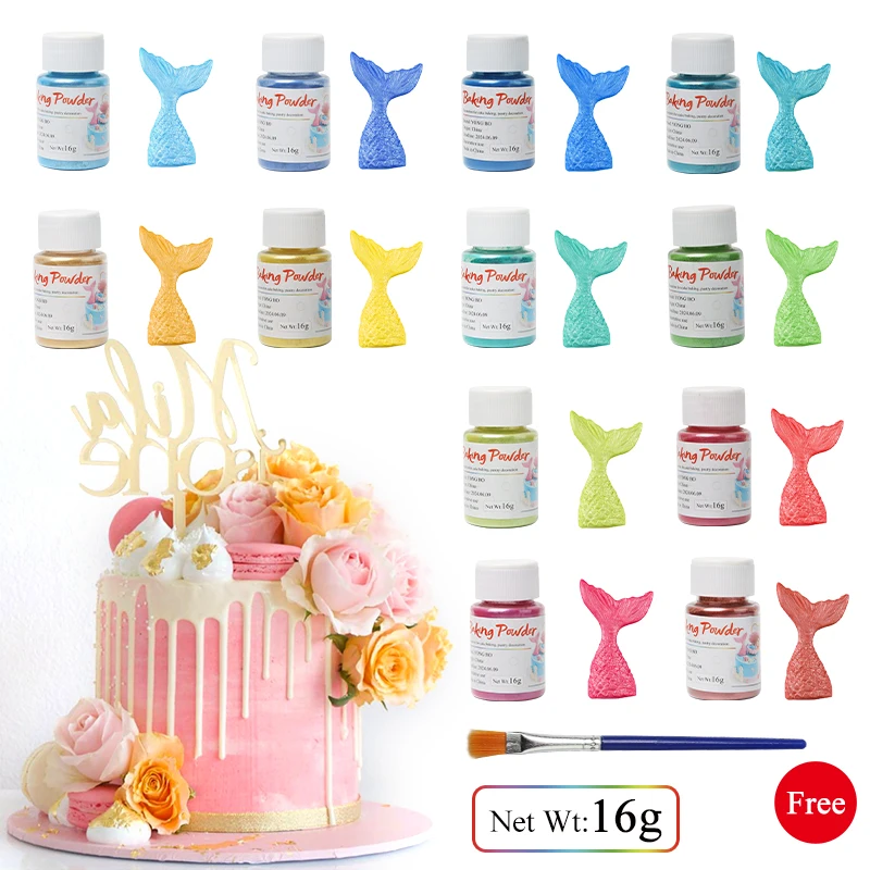 16g-Bottle-Gold-Powder-Mousse-Cake-Fudge-Macaron-Chocolate-Glitter ...