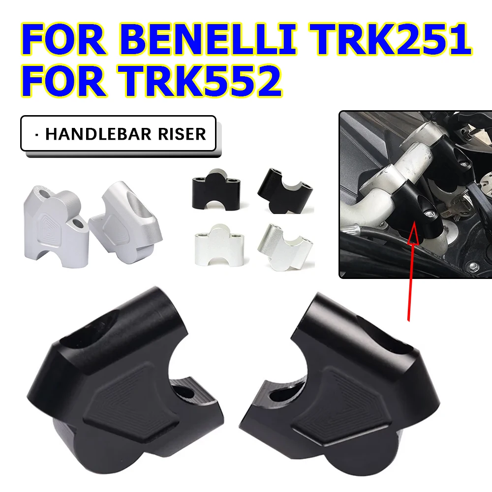 Motorcycle-Accessories-Handlebar-Riser-Mount-Handle-Bar-Clamp-Rise ...